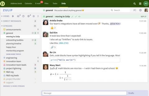 Introducing Zulip: A Smarter Way to Collaborate, Right in Your Webmail ...